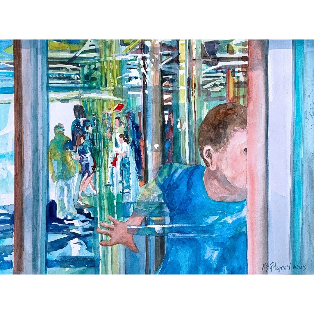 Karen Fitzgerald - Glass Labyrinth | Newburyport Art Association